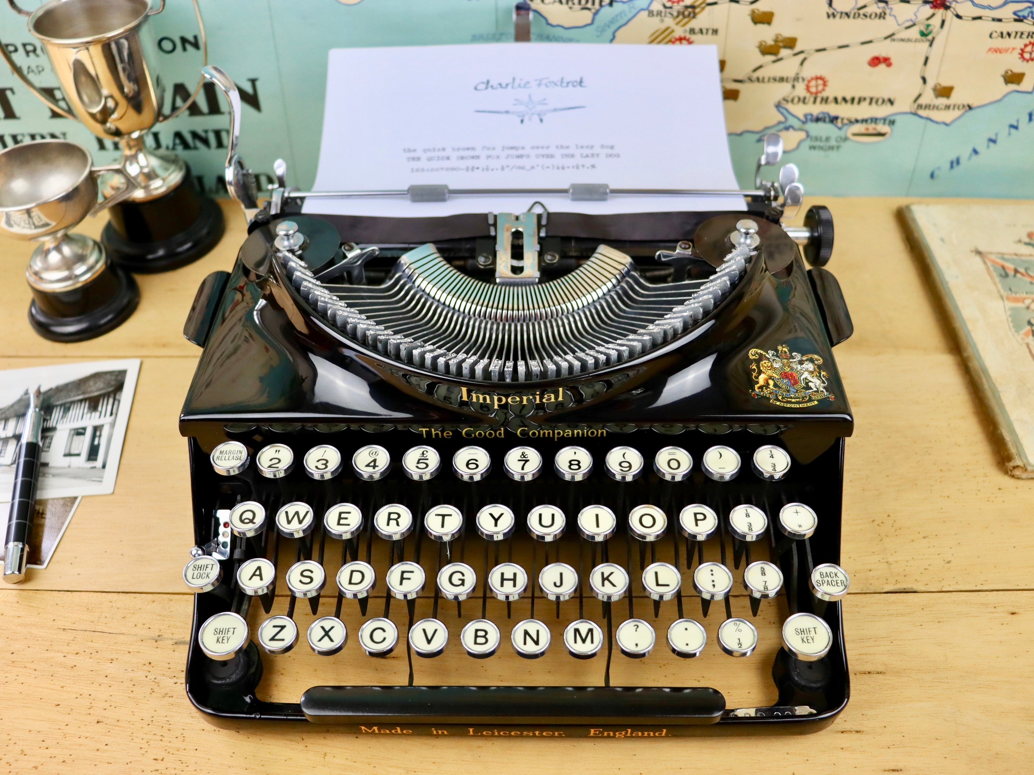 1938 Imperial No 1 with new platen – Charlie Foxtrot Vintage